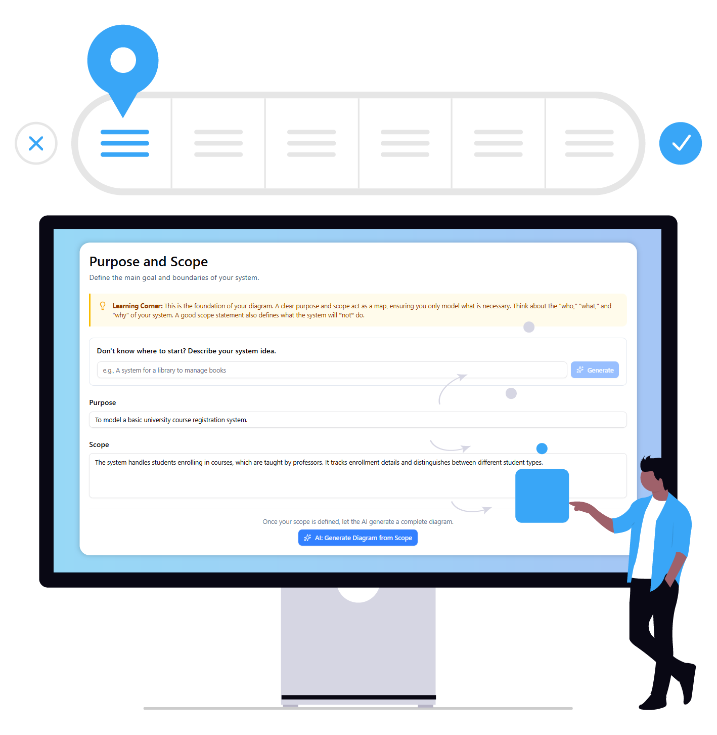 AI-Assisted UML Class Diagram Generator - Visual Paradigm AI