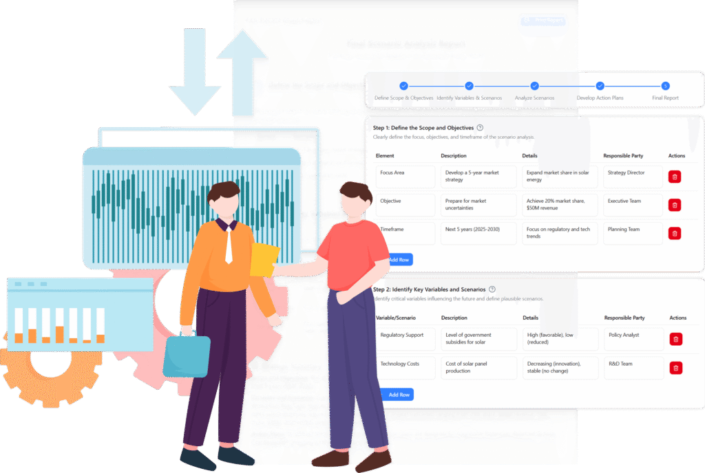 Free AI-Powered Scenario Analysis Tool for Strategic Planning