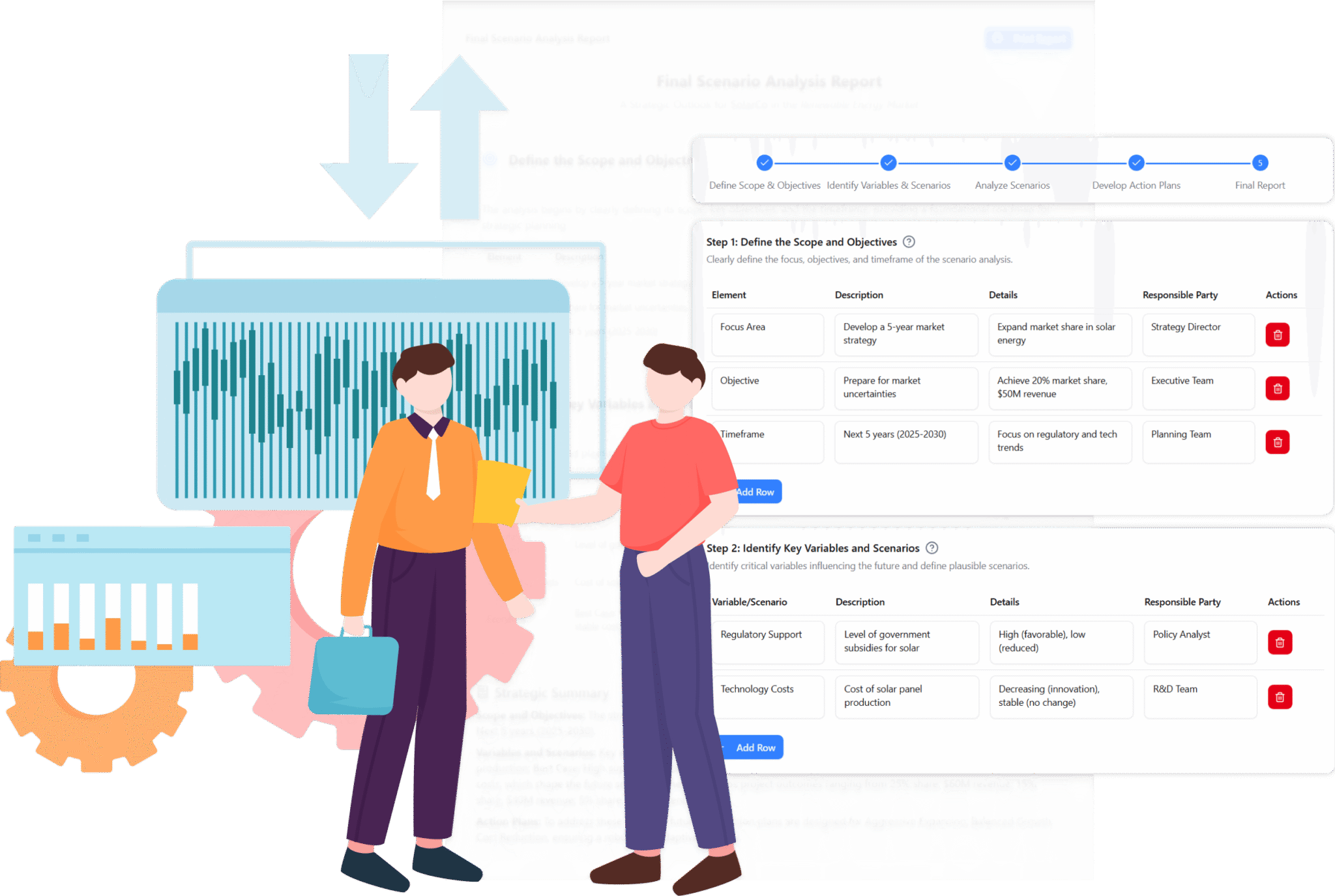 Free AI-Powered Scenario Analysis Tool for Strategic Planning