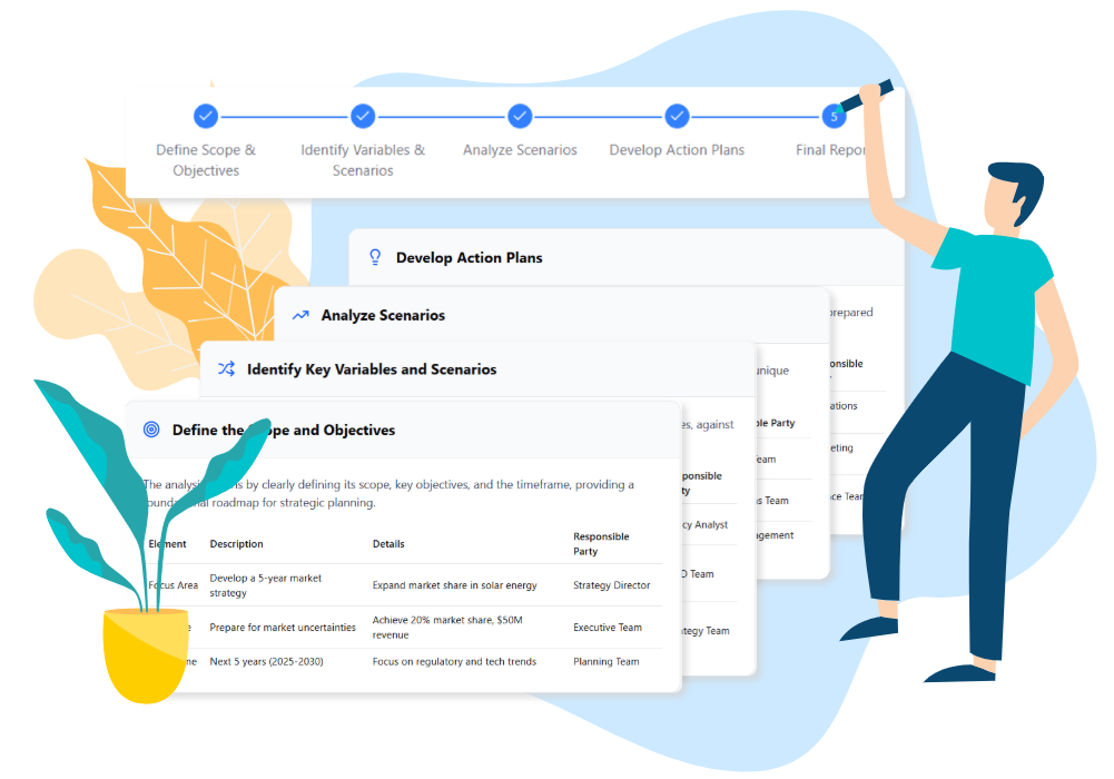 How It Works - Scenario Analysis Tool - Visual Paradigm AI
