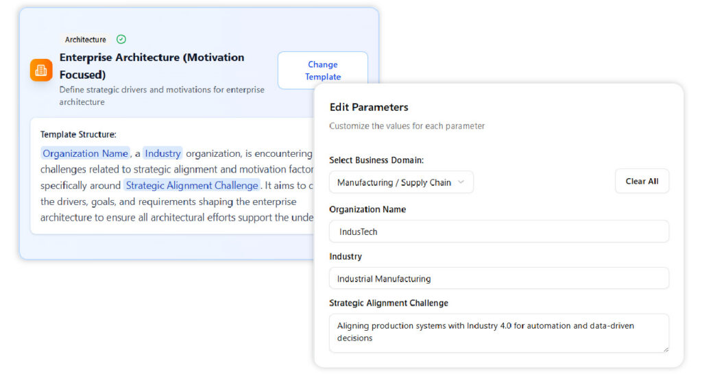 Problem Description Example: Manufacturing Digitalization - Visual Paradigm AI