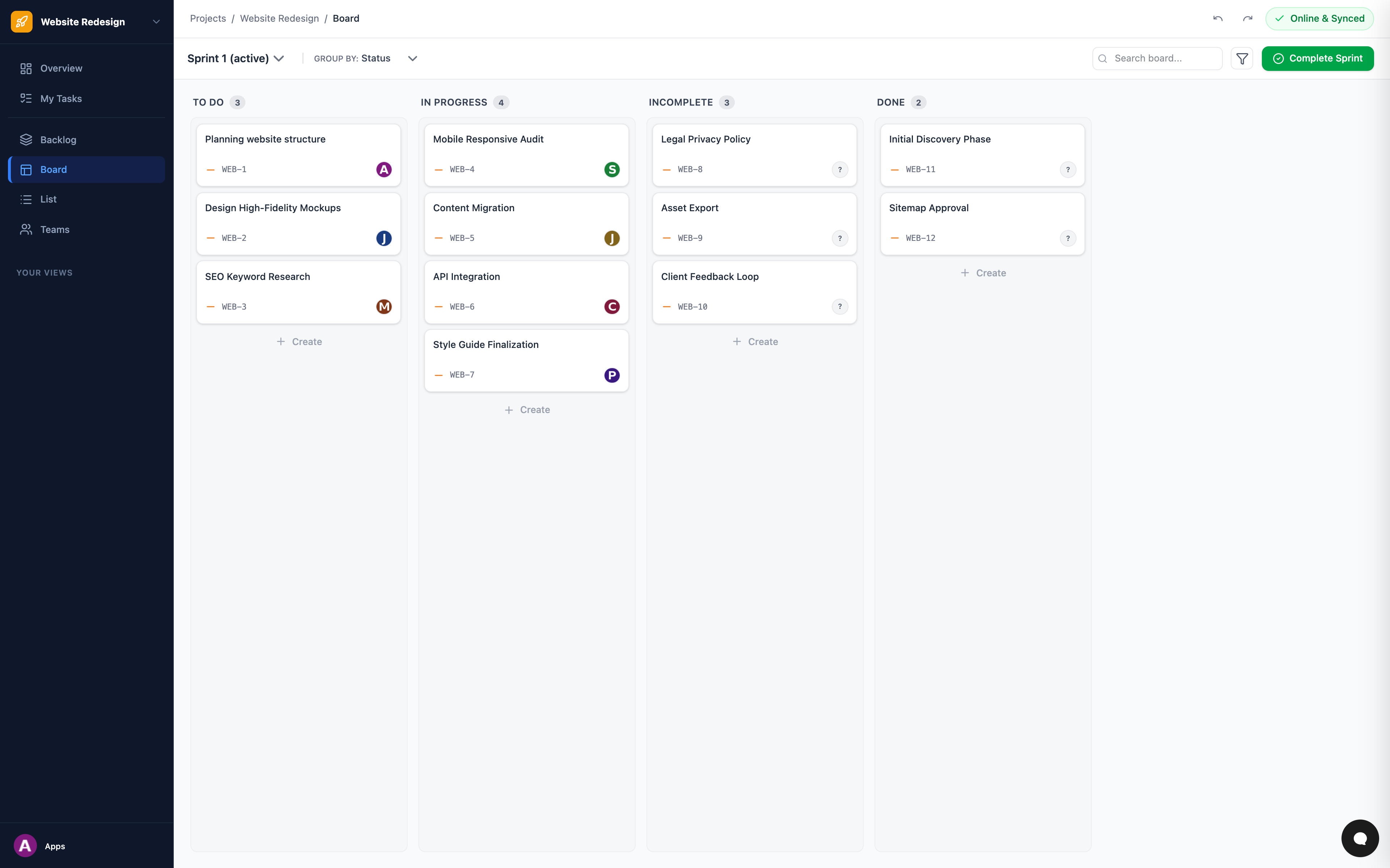 Agile Project Management Studio | AI-Powered Agile Tools