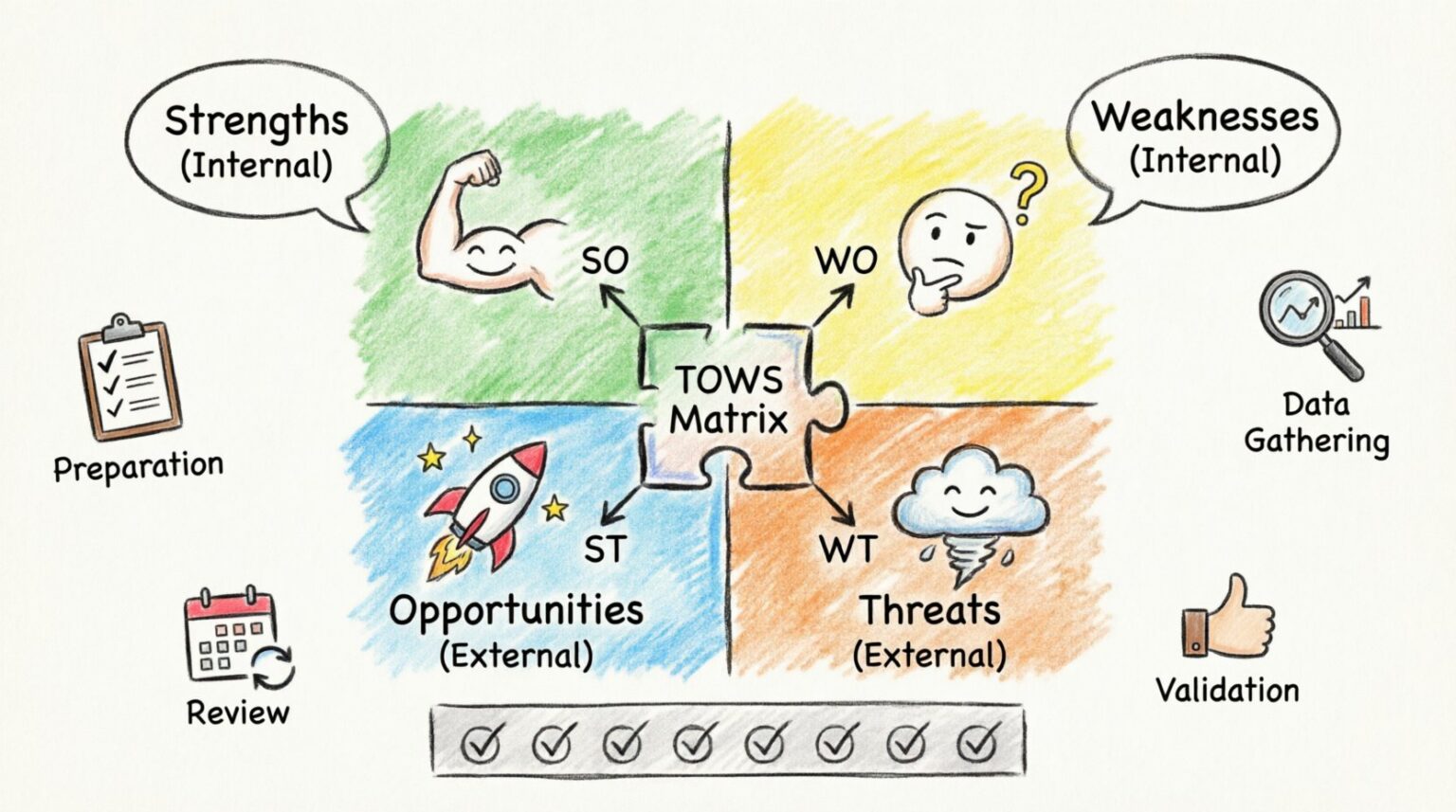 The SWOT Analysis Checklist: Strategic Guide