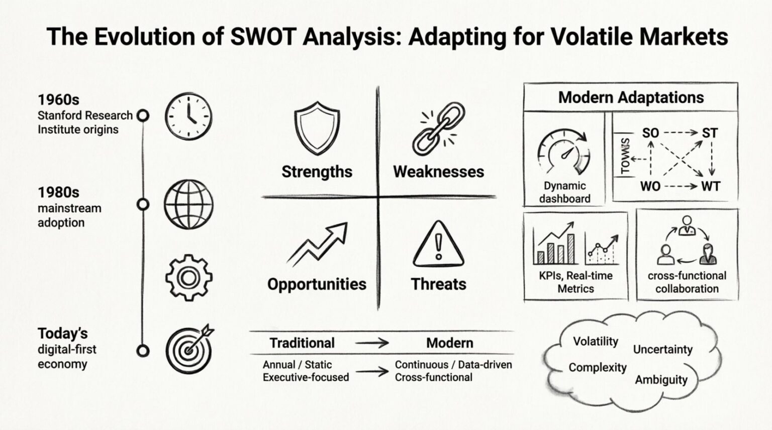 SWOT Analysis Evolution: Adapting for Volatile Markets